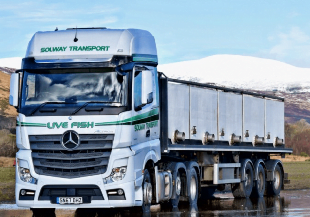 An Actros transports precious cargo: live fish | Mercedes-Benz Van and ...