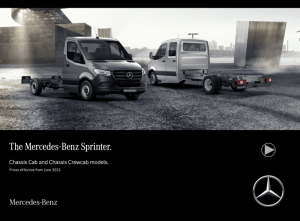 Sprinter Chassis & Crewcab | Mercedes-Benz Van and Truck Sales, Service ...